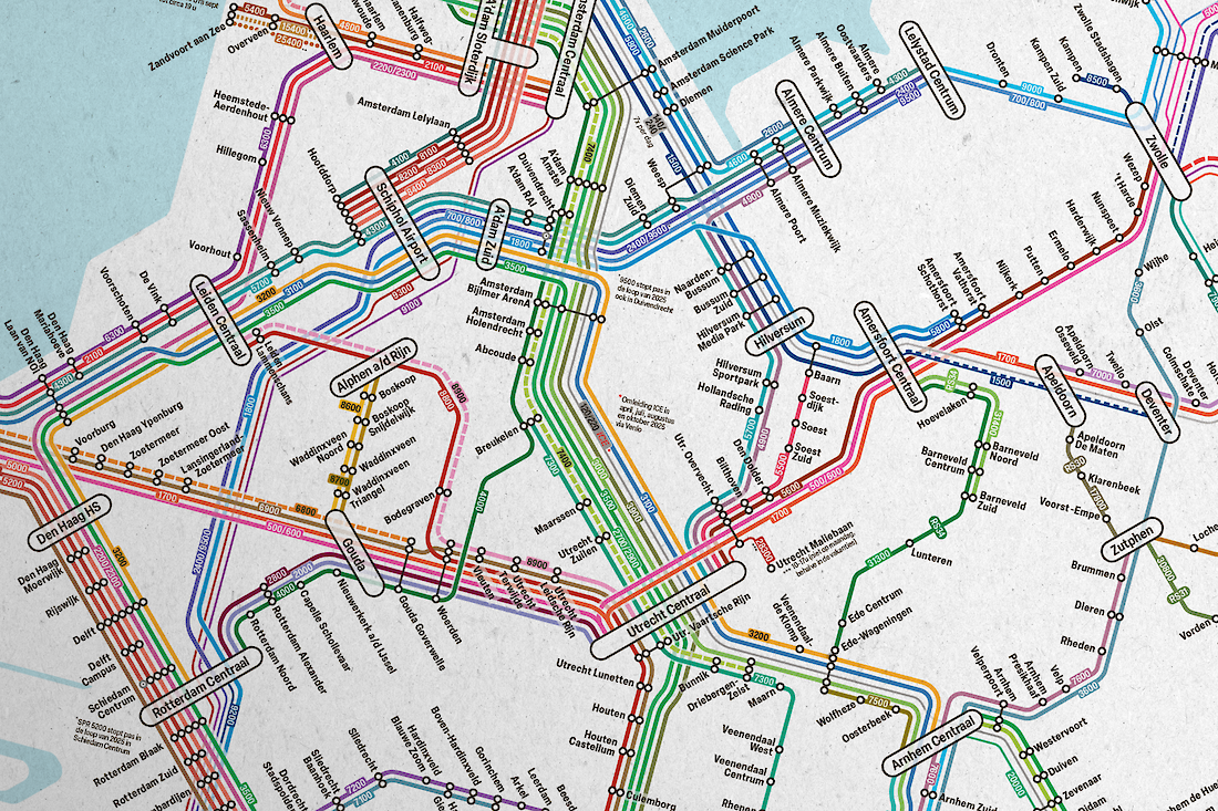 De dienstregeling is misschien wel de meest ingewikkelde puzzel van ...