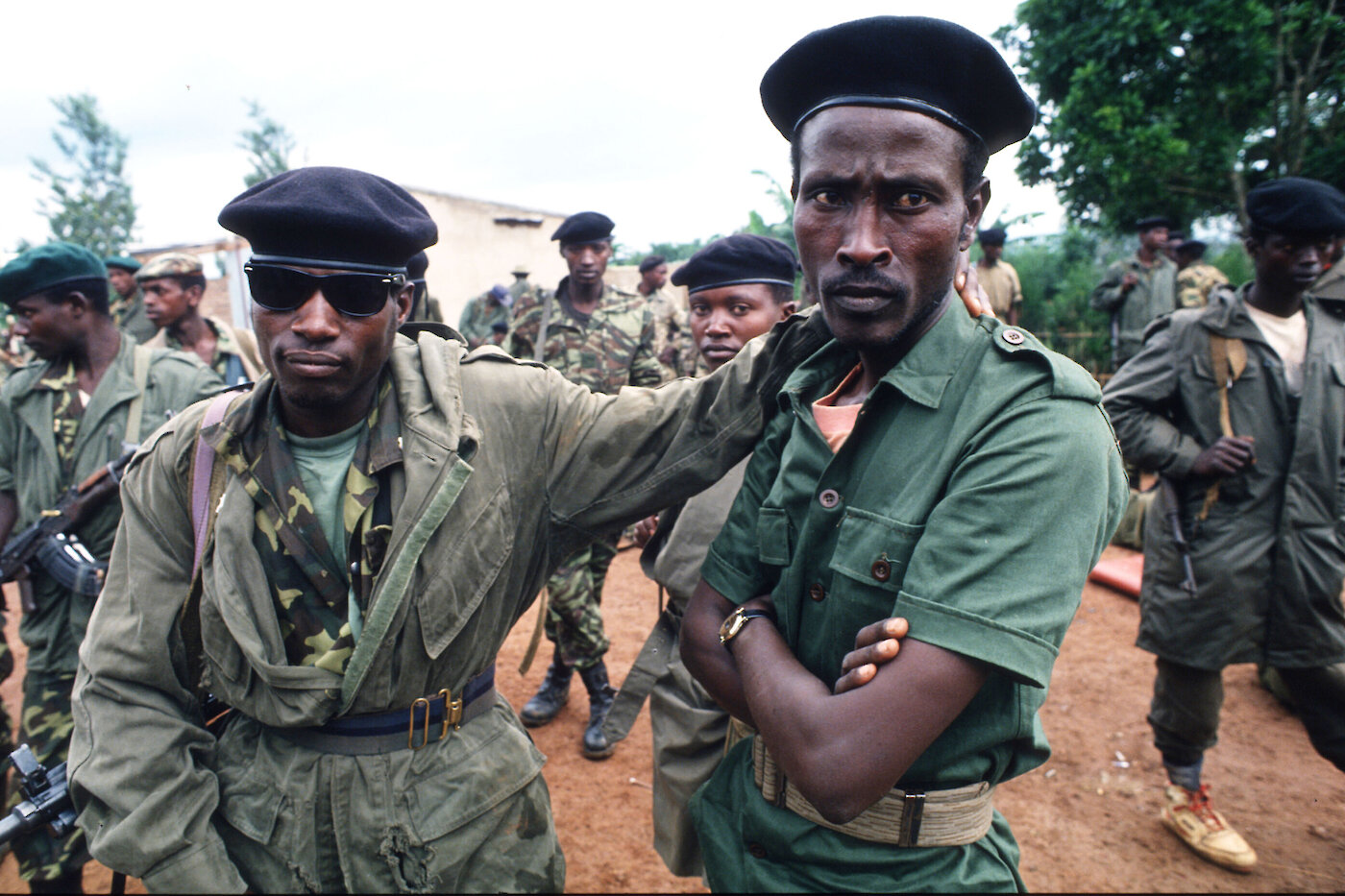 Om de vrede in Rwanda te bewaren, worden Hutu-slachtoffers van de ...