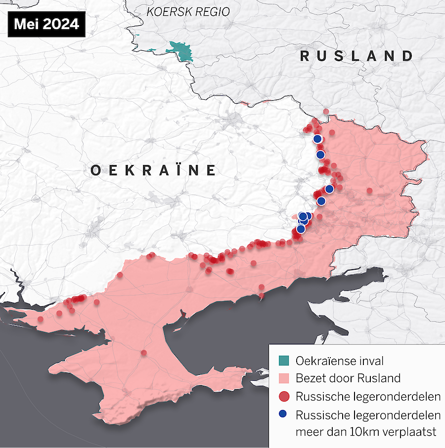 Troepenbewegingen ontleed: Russische troepen bewegen nauwelijks ondanks ...