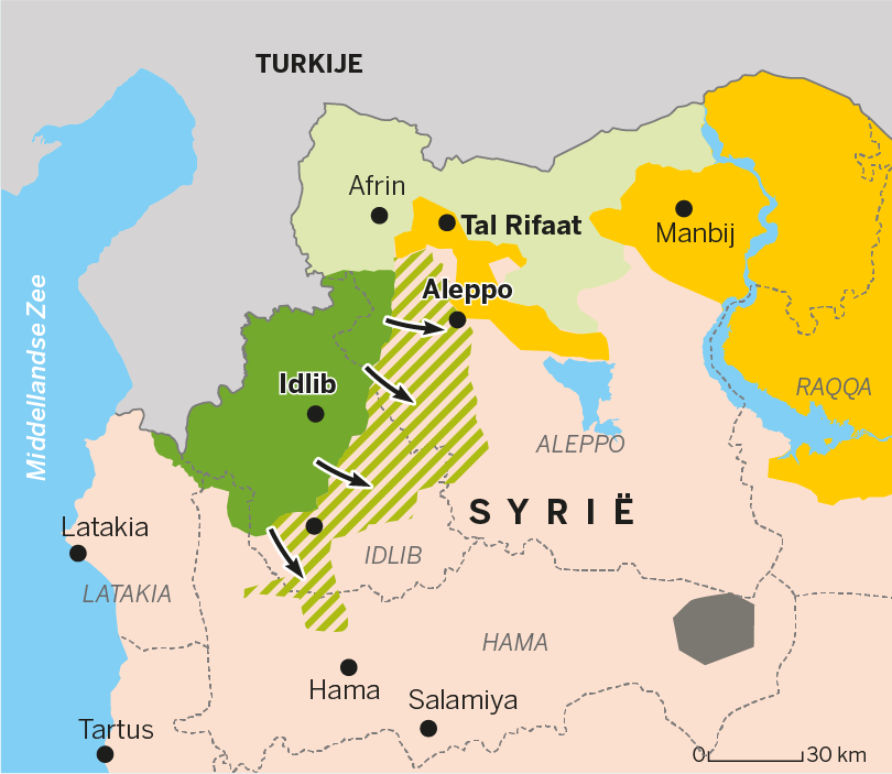 Wie vecht tegen wie in Syrië? Een overzicht van de strijdende partijen